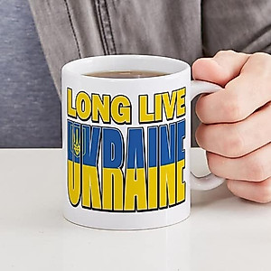 CafePress Long Live Ukraine Ceramic Coffee Mug, Tea Cup 11 oz