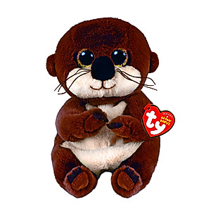 Ty Beanie Bellie Mitch a Brown Otter - 6"