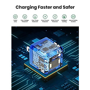 DYUF Ipad Pro Charger,20W USB C Fast Charger with 60W Ipad Charger Cord, Compatible with Samsung/iPad, Fast Charging and Data Transfer