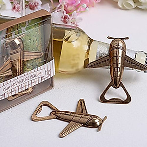 ARFUKA Bottle Opener Stainless Steel Airplane Shape Beer Bottle Opener Portable Beverage Soada Drinks Bottle Opener Home Kitchen Bar Tool Wedding Party Christmas Birthday Gift