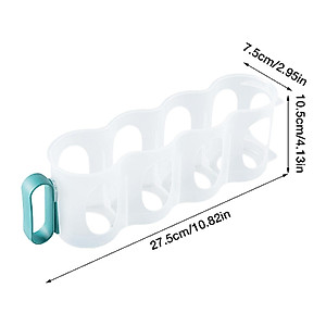 Refrigerator Can Organizer Dispenser,4-Grid Can Dispenser, Drinks Beverage Soda Organizer - Water Bottle Organizer Hand Pull Style Fridge Organizer For Kitchen And Pantry Generic