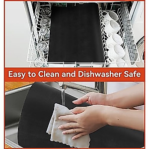 Oven Liners for Bottom of Oven, 2 Pack Resuable Large Thick Heavy Duty Teflon Oven Mat Set, Non Stick Oven Mats for Bottom of Electric Oven Gas Oven Toaster Oven Microwave Stove Grill, Easy to Clean