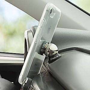 Nite Ize Original Steelie Magnetic Phone Socket Plus - Additional Magnet for Larger Phones Using Steelie Phone Mounting Systems, Grey