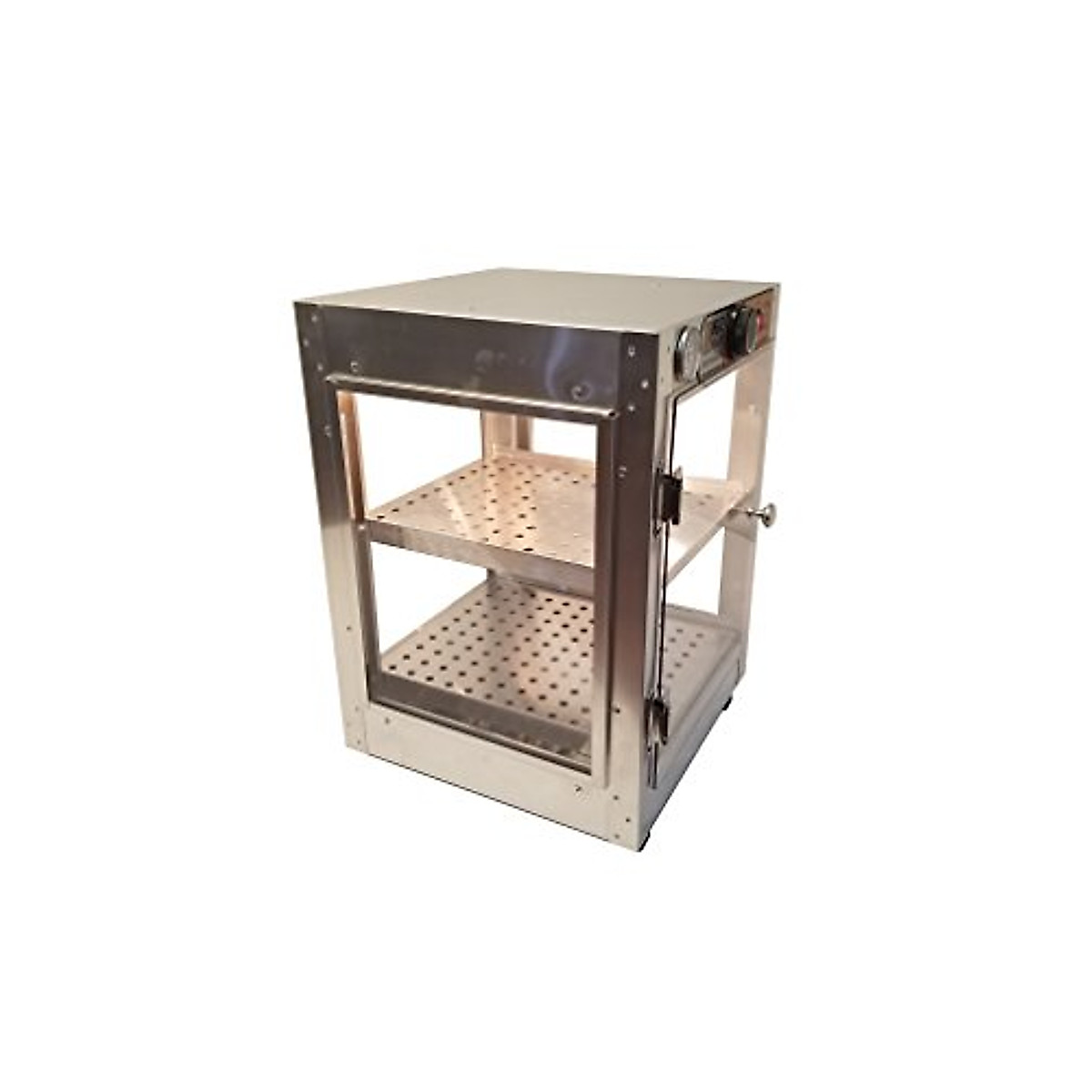 Commercial 110V Countertop Food Warmer Display Case w/ Water Tray 14x14x20 -- MADE IN USA WITH SERVICE AND SUPPORT
