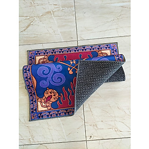 Aladdin Rug, Flying Rug, Magic Rug, Movie Rug, Area Rug, Fan Rug, Living Room Rug, Kids Room Rug, Non Slip Rug, Floor Rug, Purple Rug coolVibesR148.1 (23”x31”)=60x80cm=1.9 ft x2.6 ft