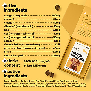 Hemp Hounds Bundle | Herbal Skin & Coat | Hip & Joint Chews for Dogs