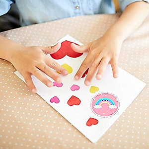 500Pcs Unicorn Stickers Roll in 9 Cute Designs, Motivational Reward Labels Sticker for School, Sealing Cards & Party Decoration (Unicorn)