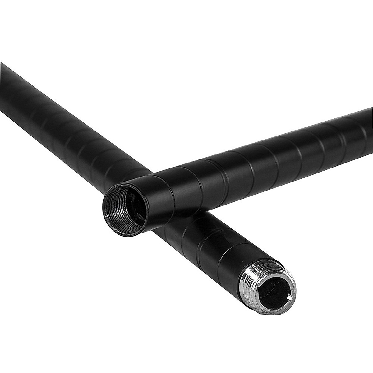 Shelving Inc. Black Wire Shelving with 3 Tier Shelves - 8" d x 30" w x 34" h, Weight Capacity 300lbs Per Shelf