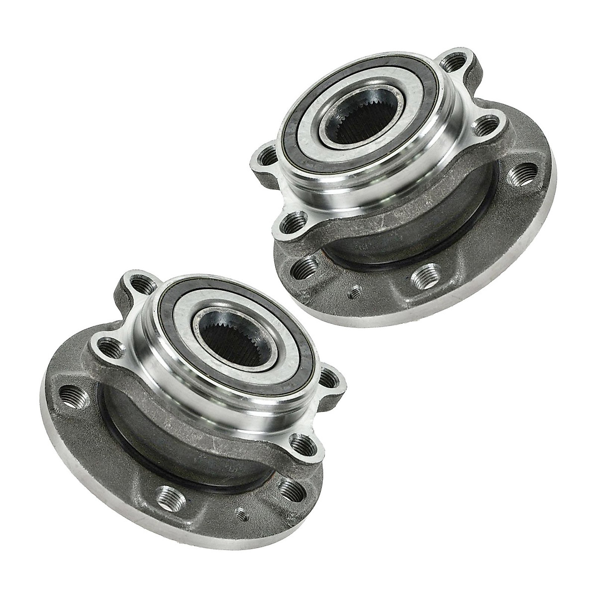 Front Wheel Hub & Bearing Pair Set of 2 Kit Compatible with Audi A3 TT VW Passat Jetta Golf