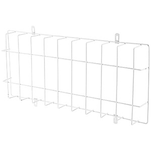 OSALADI 4pcs Emergency Light Protection Cover Steel Wire Guard Air Conditioner Cage Home Installation Supply Light Protective Cover Exit Sign Protector White Wire Cover Wall Mounted