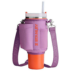 Stanley All Day Quencher Carry All for 40 oz Tumbler with Handle | Crossbody Bag with Phone Holder Pocket, Card Sleeve & Detachable Strap | Water Bottle Carrier Bag | BPA-Free | Lilac