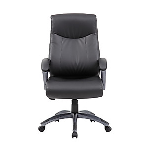 Boss Office Products Boss Double Layer Executive Chair, Black (B8661)
