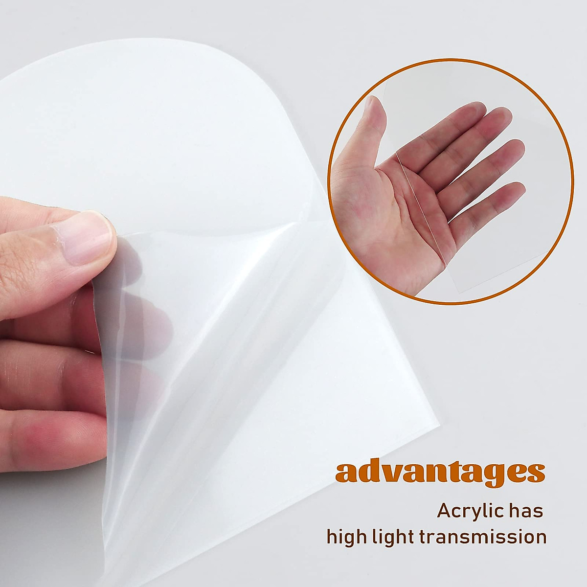 Bercoor 10 Pack 5x7 Inch Blank Clear Arch Acrylic Sign with Wooden Stands, Arched Round Top Acrylic Sheet, DIY Acrylic Arch Table Numbers for DIY Name Card Gifts Event Party Sign Decoration