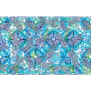 Tervis Tie Dye Dragonfly Triple Walled Insulated Tumbler Travel Cup Keeps Drinks Cold, 32oz Wide Mouth Bottle, Stainless Steel