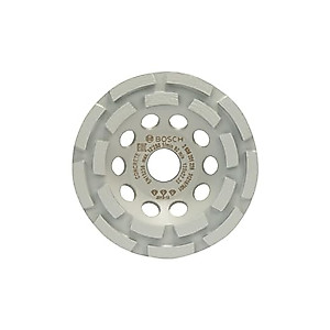 Bosch 2608201228 Diamond-Grinding Wheel for Concrete Layer, 0 V, White