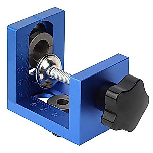 MISNODE 3 in 1 Woodworking Hole Positioner Aluminum Alloy Drilling Locator Drill Guide Hole Puncher Set Hole Punch Locator Kit Drilling Jig Tool Accessories for Woodworking