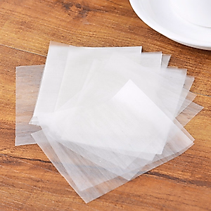 BetterUS Edible Sticky Rice Paper Nougat Paper Package Candy Sweet Chocolate Wrapping Paper 500 Sheets