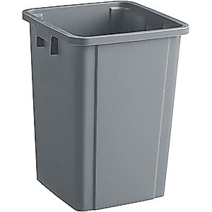 wooow 75 Qt. / 19 Gallon / 72 Liters/Gray Square Trash Can.Recycling Container Kitchen Trash Can Home Waste Basket