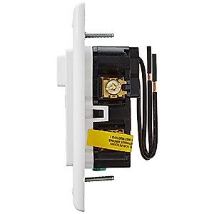 Leviton AFSW1-W SmartlockPro Outlet Branch Circuit (OBC) Combination Arc-Fault Circuit Interrupter with Switch, Wallplate Included, 15-Amp, 120-volt, White