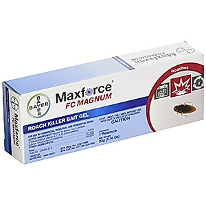 Bayer 79432135 maxforce FC Magnum Roach Killer Bait Gel Insecticide, Light Brown