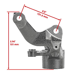 Caltric Front Right Steering Wheel Knuckle Compatible with Yamaha Rhino 700 YXR700F 4x4 2008-2013