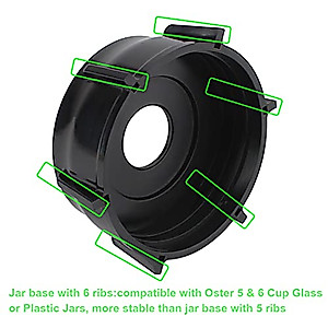 Joyparts Replacement Parts Oster Blender Jar Bottom,for Oster and Osterizer Blenders #004902-003-NP0