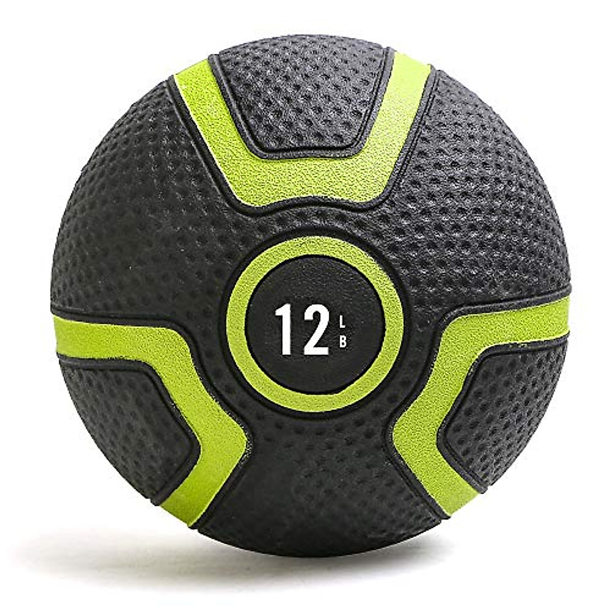 Everlast Medicine Ball Textured Grip â€“ for Weighted Slam Ball Workout | Strength, Balance, Core Training | Wall Ball Exercise | Durable Non-Slip Rubber (P00001794)