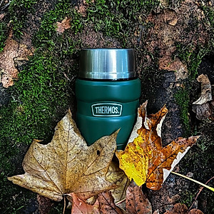 THERMOS 183270 Stainless King Food Flask, Midnight Blue, 470 ml