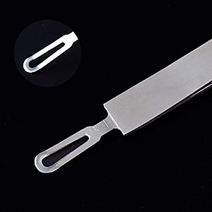 Healifty Slant Tweezers Stainless Steel Eyebrow Tweezers Multi-Functional Slant Tip Tweezer for Women Men 1pcs(Silver)