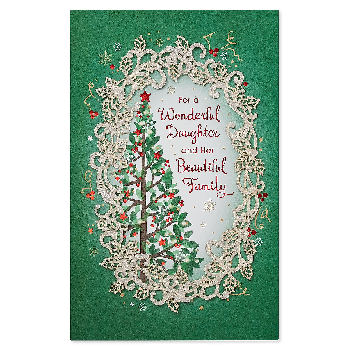 American Greetings Christmas Card for Daughter and Family (You're Appreciated)