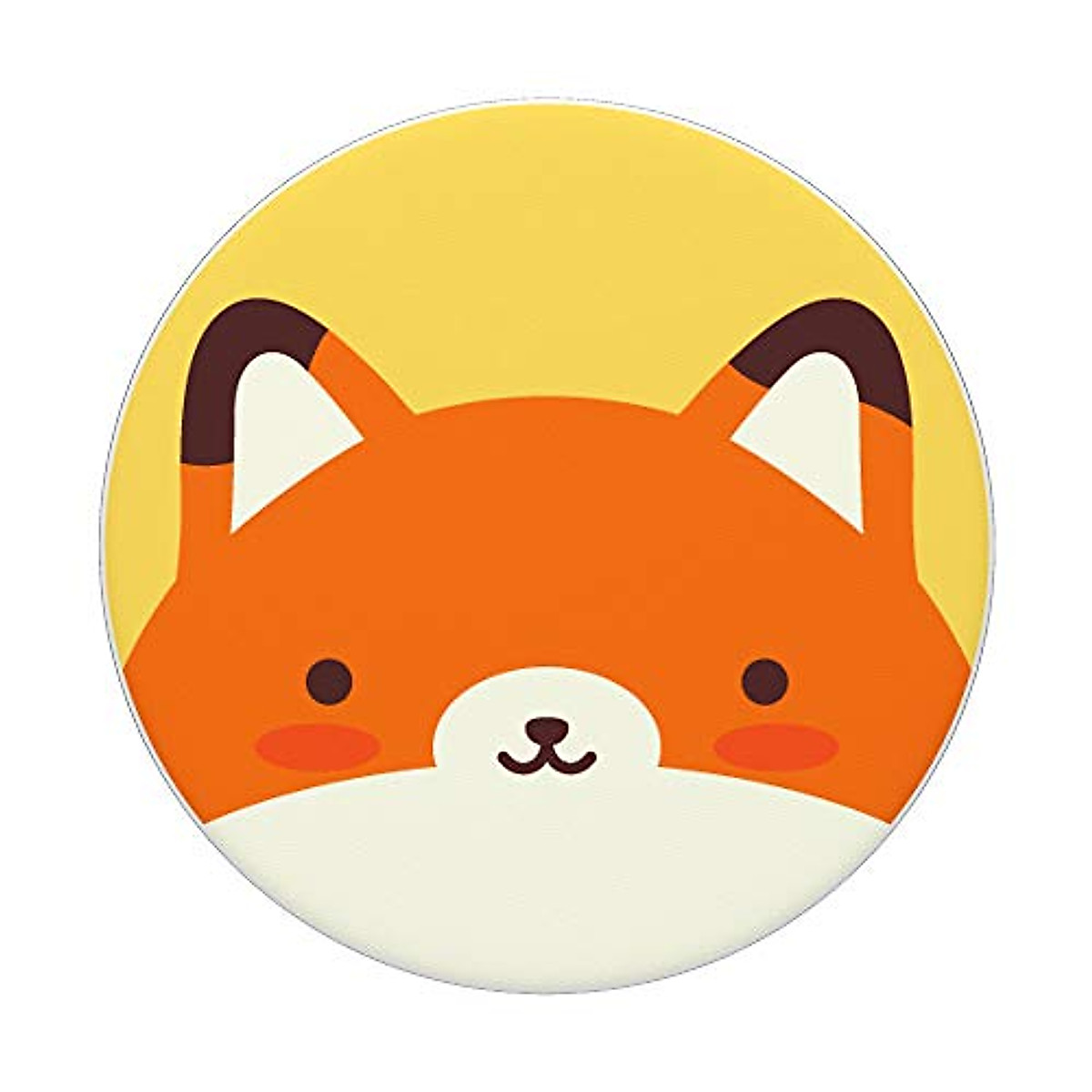 Fox Kawaii Cute Face Animal Red Fox Lover Funny Gift Idea PopSockets PopGrip: Swappable Grip for Phones & Tablets