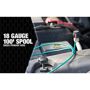 Southwire 55835023 Primary Wire, 18-Gauge Bulk Spool, 100-Feet, Green