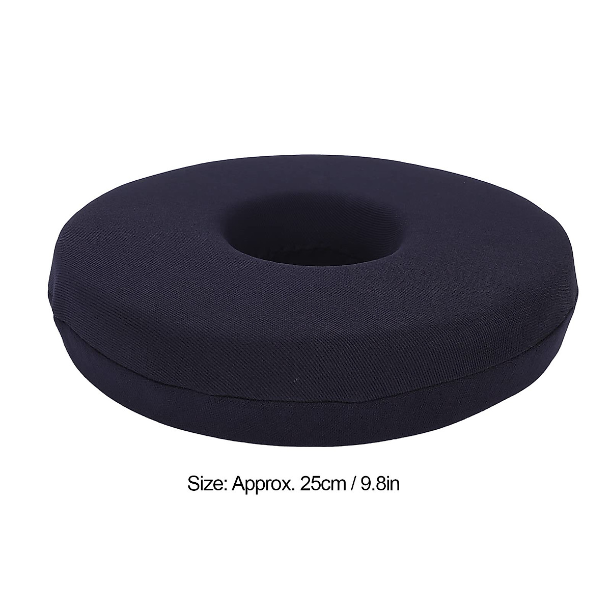 Bed Sore Donut Pillow,25cm Butt Sitting Cushion, Donut Pillow Wheelchair Nursing Bed Sore Pad for Bedridden Patient Elderly Black