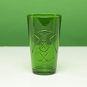 Paladone Green Xbox Shaped Glass