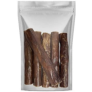 Best Dog Chews Stuffed Gullet Stick - 100% Natural Delicious and Protein Rich Dog Beef Jerky Treats and Chews - Fully Digestible - Promotes Joint & Dental Health for All Breed Sizes - 6 inch(6 Count)