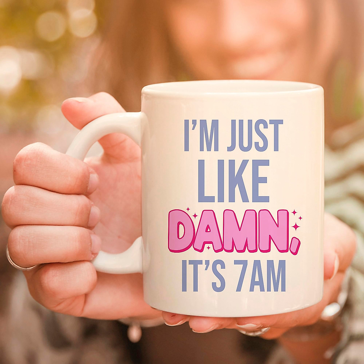 MyCozyCups I Was Like Damn Its 7 am Coffee Mug Taylor Cup For Music Singer Girl Fan Swiftea 11oz Mug