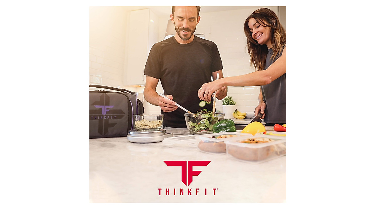 ThinkFit Insulated Meal Prep Lunch Box - Keep Food Fresh & Hot