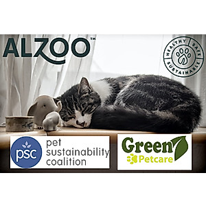 ALZOO Calming Spray for Cats, Helps to Relieve Anxiety and Stress from Thunder, Fireworks, Vet Visits, Travel, Boarding, etc., 100% Plant-Based Active Ingredients