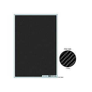 TAMIYA 12681 – 1:6/1:12/1:24 Carbon Decorative Twill / fine, Model Building, Crafts, Hobbies, Gluing, Accessories, Spare Part