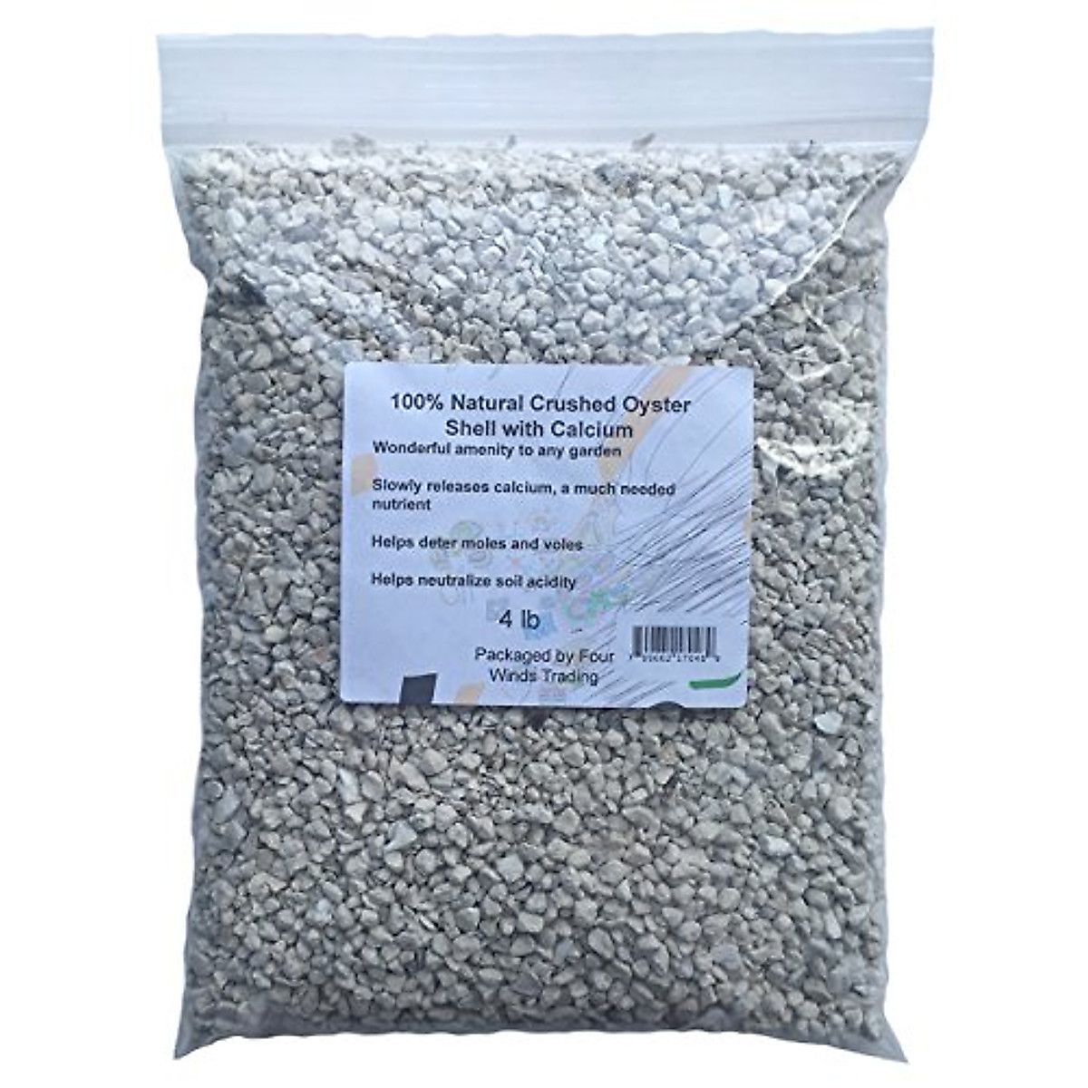 Natural Crushed Oyster Shell with Calcium (4 lb)
