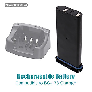 Accessoryway BP-252 7.4V 1800mAh Li-Ion Battery Compatible for ICOM IC-M36 IC-M33 IC-M34 Marine Radio Replacement Battery