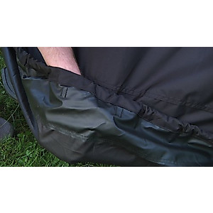 Classic Accessories StormPro Waterproof Heavy-Duty Tractor Cover, Fits tractors with decks up to 54 in,Black