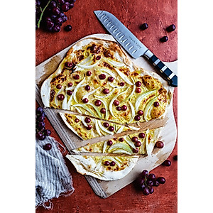 F. DICK – 1905 Santoku - Classic asian kitchen knife with 7.1" blade & 56 HRC - Ideal for meat & vegetables - Ultra sharp - Stainless steel - Ergonomic handle - High carbon