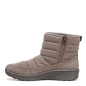 BZees Women's Glacier Ankle Boot, Taupe, 7.5 Wide