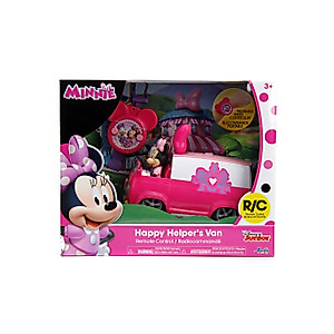 Jada Toys Disney Junior Minnie Mouse Happy Helper Van RC, Pink/White