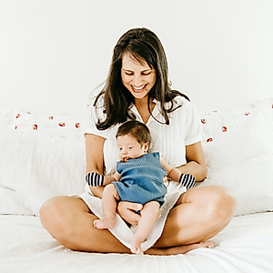 Uttpll Newborn Baby Cotton Mittens Infant Toddler Gloves No Scratch Mittens Breathable Gloves for 0-6 Months Baby Boys Girls Black, White, Grey, Black Grey, Navy, Black White Stripe