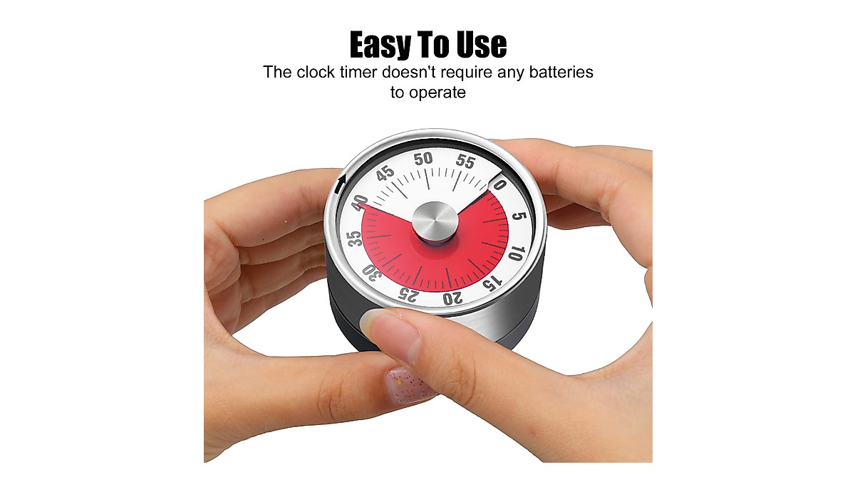 QUEEN KING Kitchen Timer with Magnetic Back + Loud Alarm