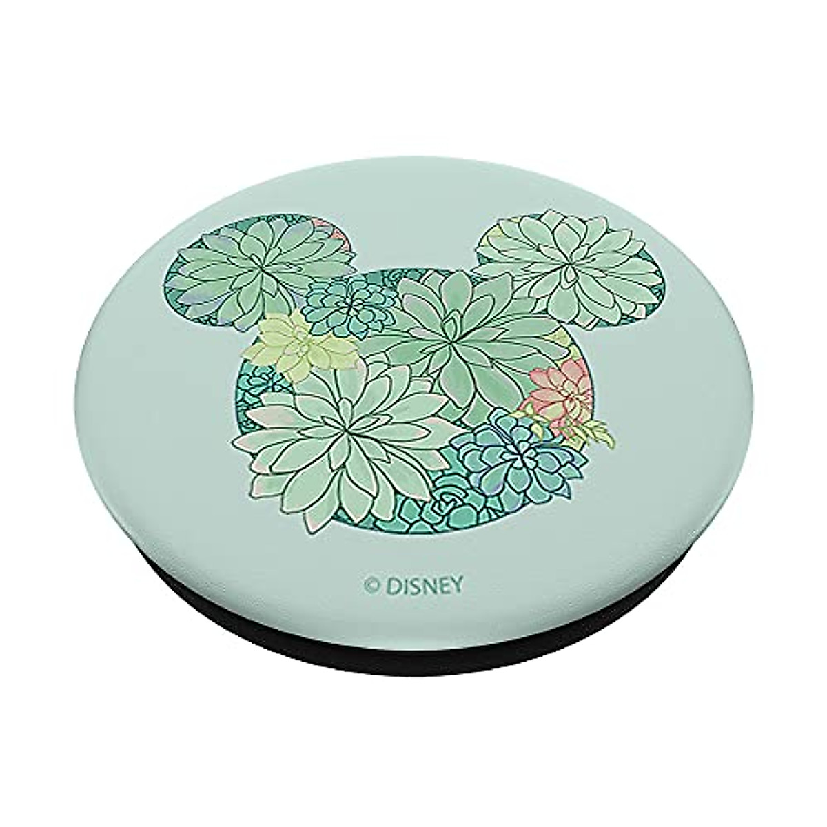 Disney Mickey & Friends Succulents Filled Mouse Silhouette PopSockets Swappable PopGrip
