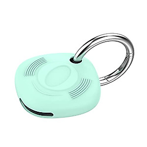 TenCloud 3-Pack Cases Compatible with Samsung Galaxy SmartTag Tracker Finder Portable Silicone Durable Key Ring Case for Galaxy SmartTag (Blue+Teal+Gray)