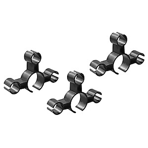 ZRM&E Three Holes Champagne Bottle Sparkler 6PCS Champagne Bottle Clips with Three Holes for Bottle Service,Triple Holder Wine Bottle Candle Safety Clips